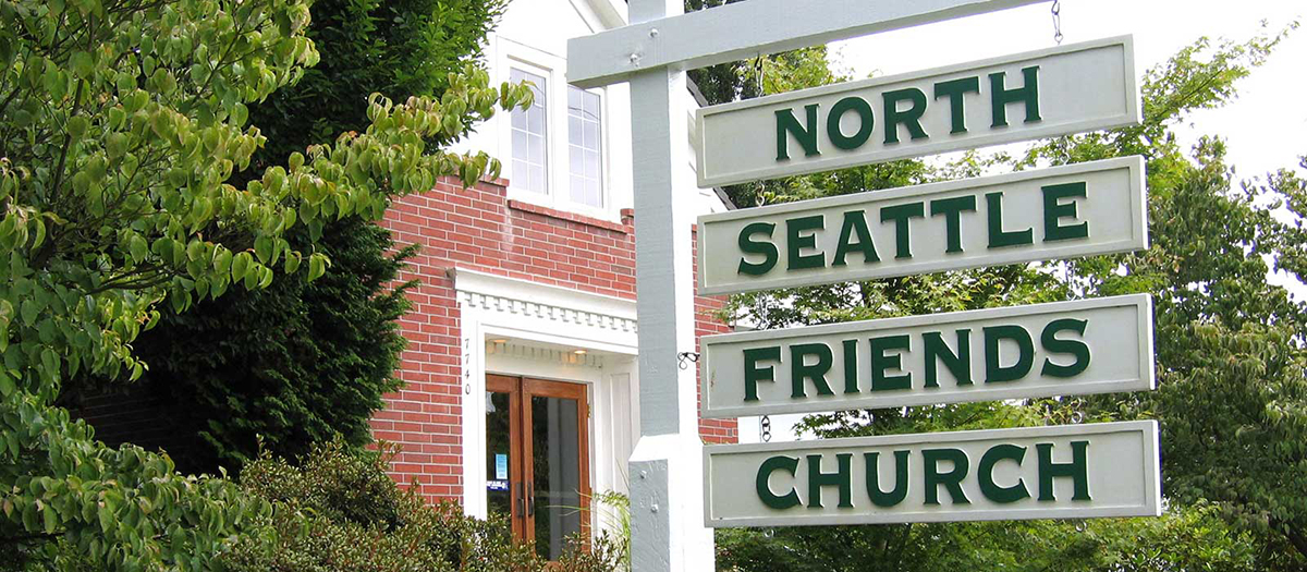 Church-and-sign-post-1200 | North Seattle Friends Church